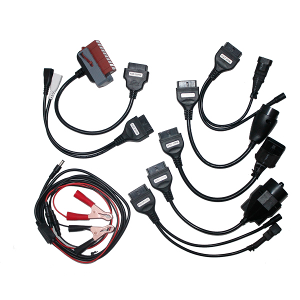 Kit 8 câbles autocom - PP2000, Lexia, Diagbox, Can Clip, VAS5054 ...